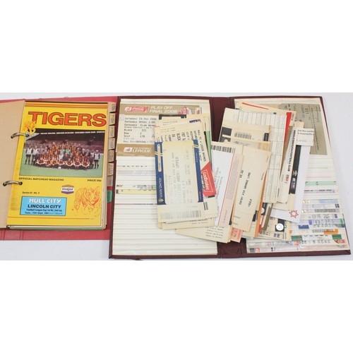 A large collection of Hull City related football matchday programmes ...