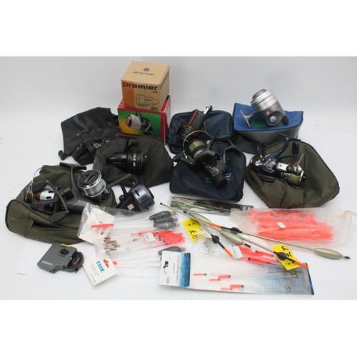 A Stratos FS 1000 fishing reel with spare spool, Theseus Match Bite ...