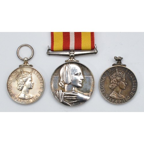 ERII two Faithful Service medals presented to John Wilfred Ditchburn ...