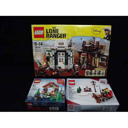 Lego x 3. 79109 Disney's The Lone Ranger Set 'Colby City Showdown ...
