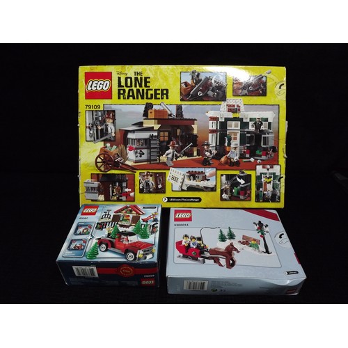 Lego x 3. 79109 Disney's The Lone Ranger Set 'Colby City Showdown ...