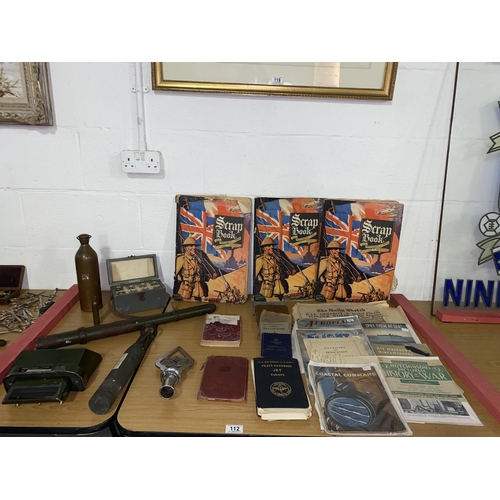 A British army tank periscope- AV.NO 43 MK3 together with a WW2 Sherman ...