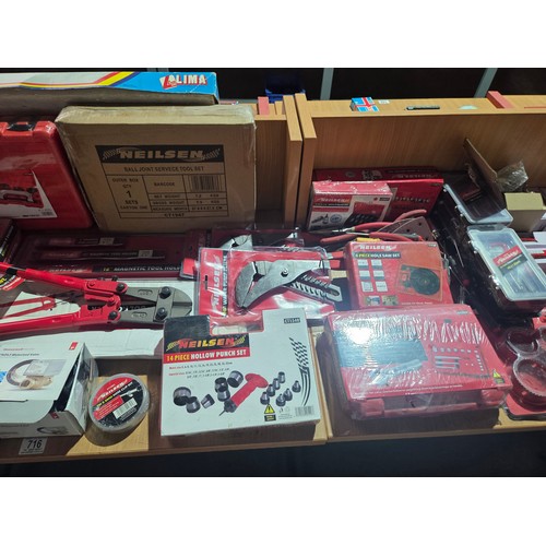 A selection of new Nielsen hand tools to include screwdrivers, spanners ...