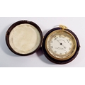 A 19th century brass pocket barometer by Braham optician Bath - in ...