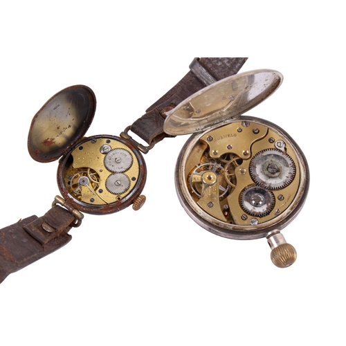 Two 20th century watches. Comprising a trench watch, the Coventry ...