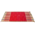 An Indian embroidered and beaded wool shawl. Hand woven by the men of ...