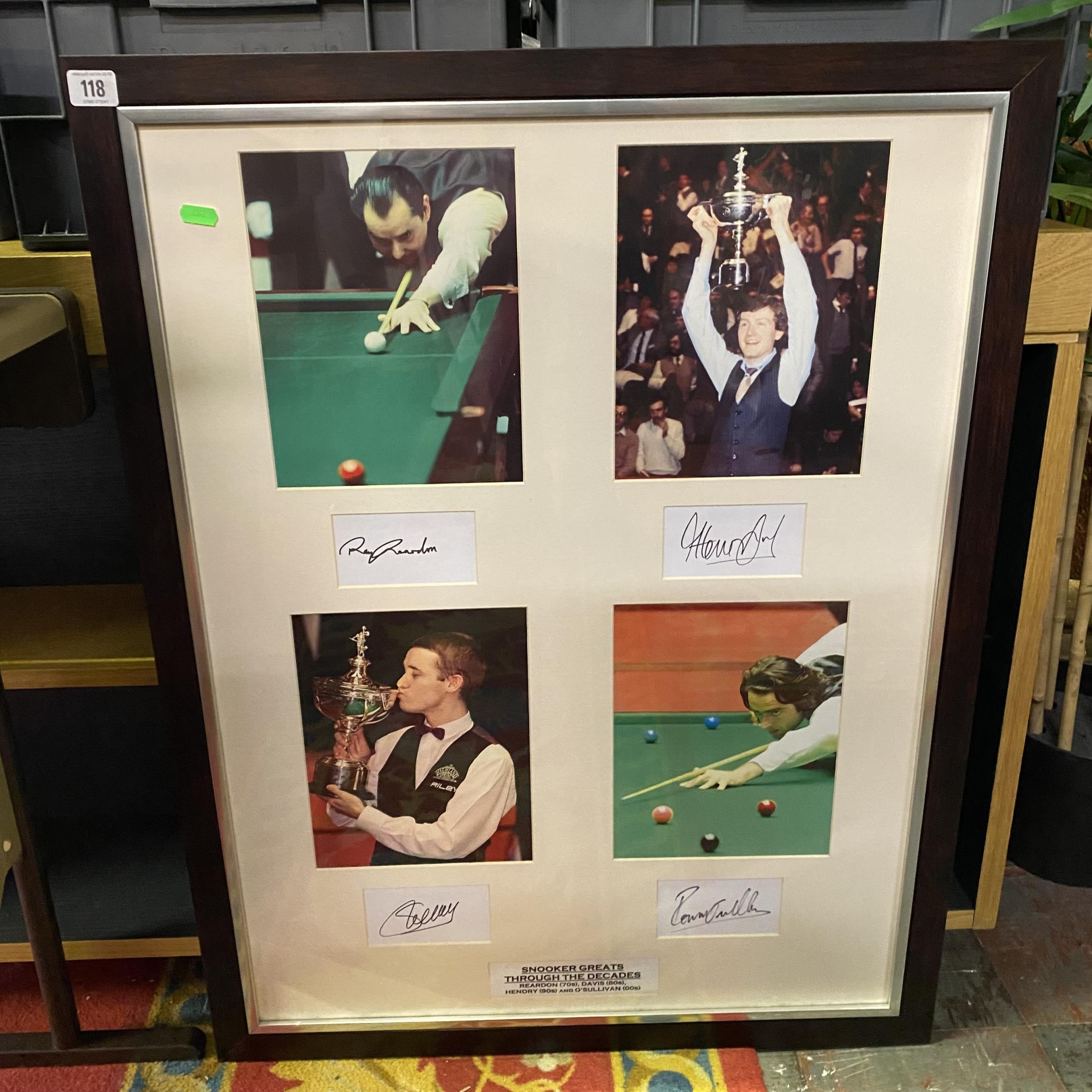 Snooker greats through the decades