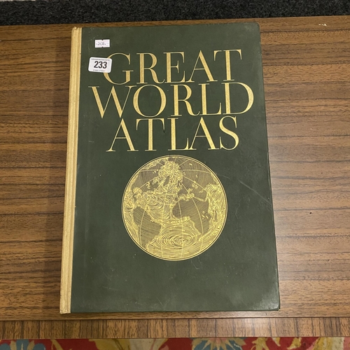 Great world Atlas book - third edition 1977