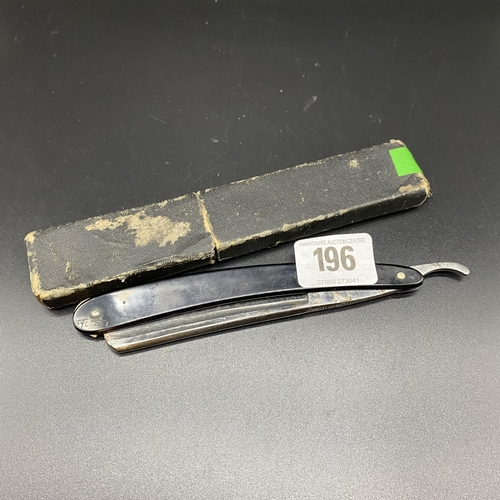Vintage cut throat razor