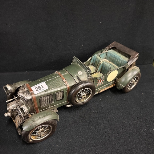 JAYLAND TOYS BENTLEY ROADSTER TIN PLATE CAR