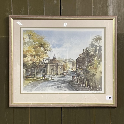 SIGNED LIMITED EDITION JOHN SIBSON HARROGATE PRINT OF THE SULFER PUMP ROOMS