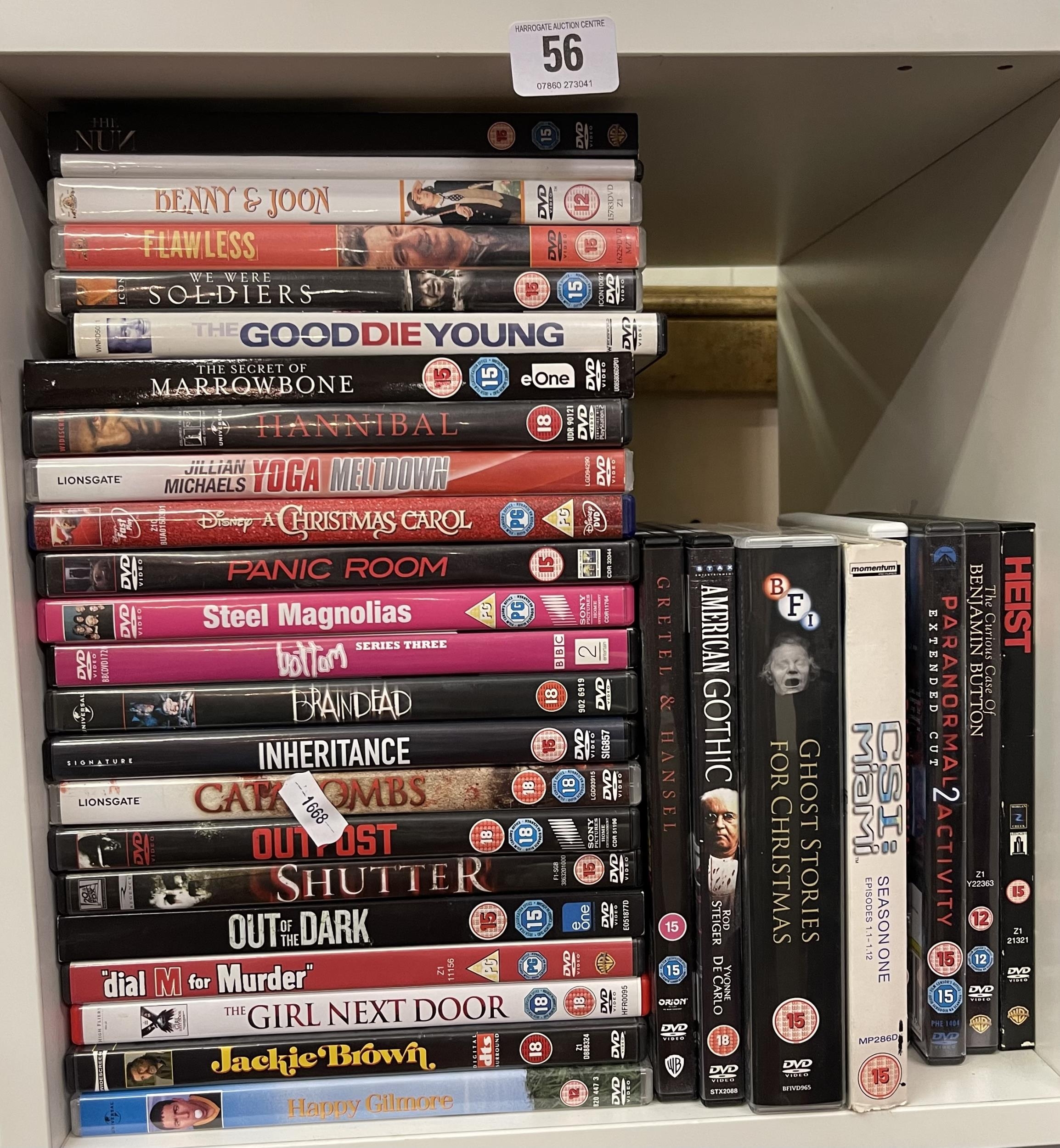 SELECTION OF DVDS
