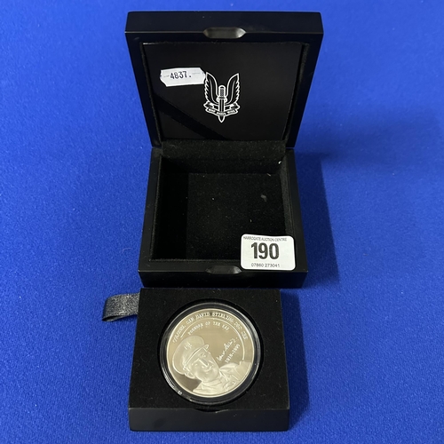SAS SIR DAVID STIRLING LIMITED EDITION 2oz SILVER COIN BOXED WITH ...