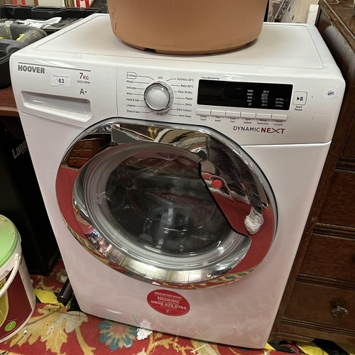 HOOVER 7KG DYNAMIC NEXT WASHING MACHINE (33”H 23.5”W 17”D)