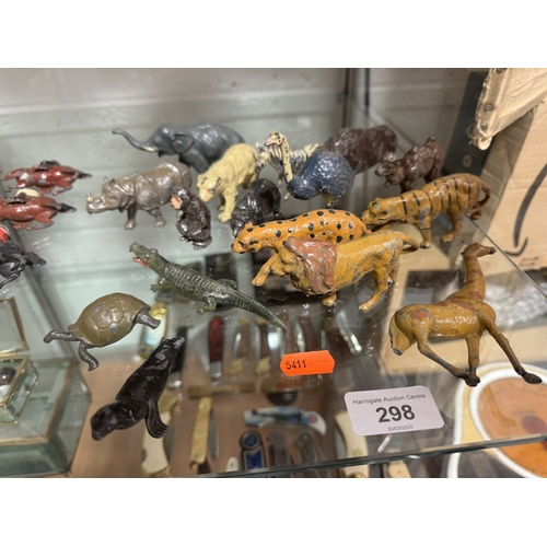 SELECTION OF LEAD ANIMAL FIGURES