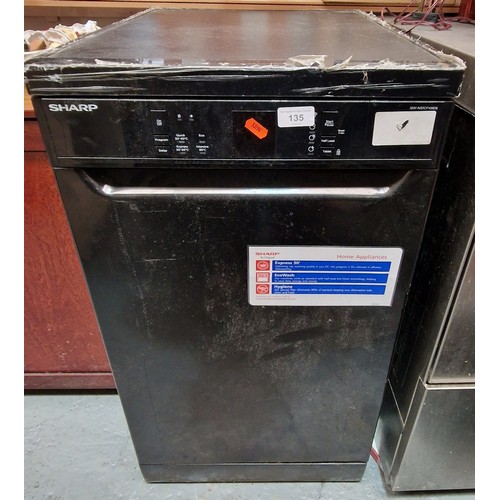 AS NEW SHARP SLIMLINE DISHWASHER