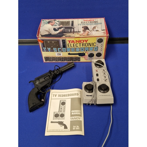 TANDY ELECTRONIC TV SCOREBOARD