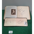 TWO VINTAGE AUTOGRAPH BOOKS