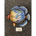 BEN DILLER POTTERY HAWAII SMALL FISH PLATE SIGNED BY ARTIST