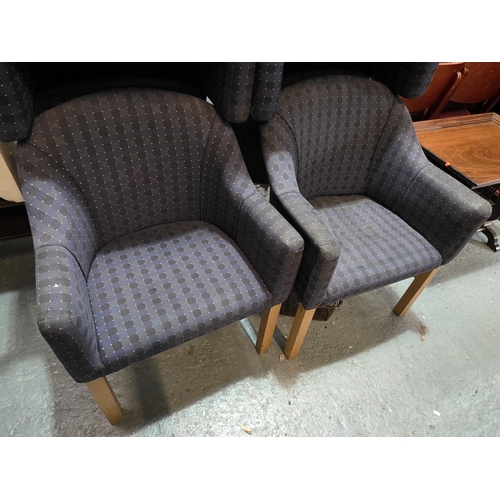 TWO HYPNOS TUB CHAIRS