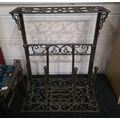 ORNATE CAST IRON BOOT RACK