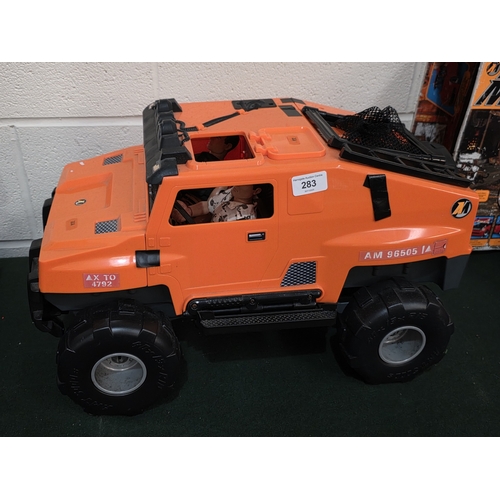 VINTAGE ACTION MAN TEAM TRUCK MULTI-TERRAIN VEHICLE INCLUDING TWO ...