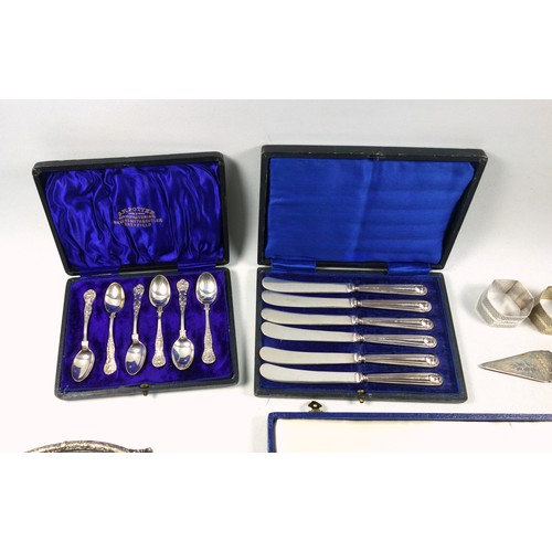 Set of 6 Edwardian silver King's Pattern demitasse spoons, by John ...