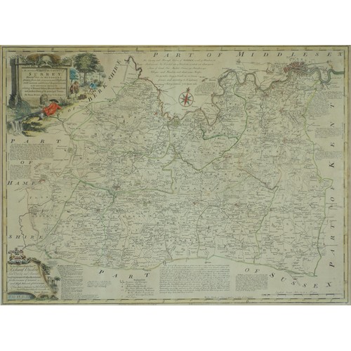 Emanuel Bowen (Welsh, 1693-1767), "An Accurate Map of the County of ...