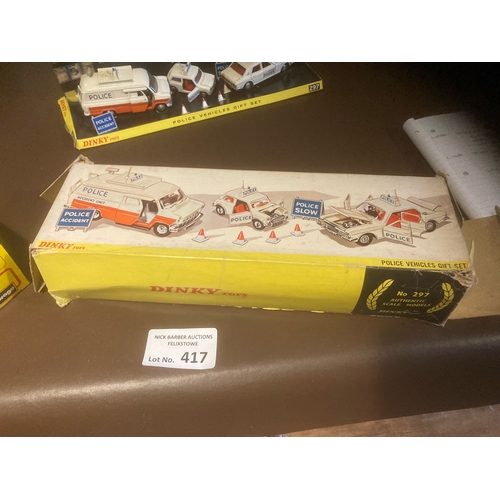 Diecast : Dinky - Police vehicles gift set original issue No. 297 ...