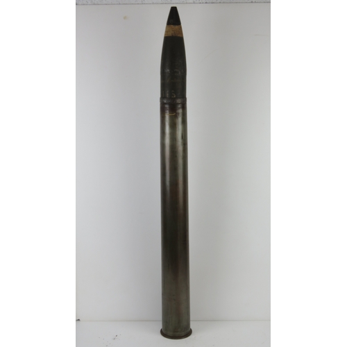 An inert WWII German 76.2mm Pak 36(r) round. Shell having German marks ...