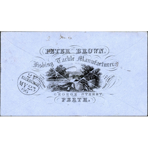 1857-56 SCOTTISH QUARTET - 1857 env. Glasgow to Ledbury with 'ROBERT ...