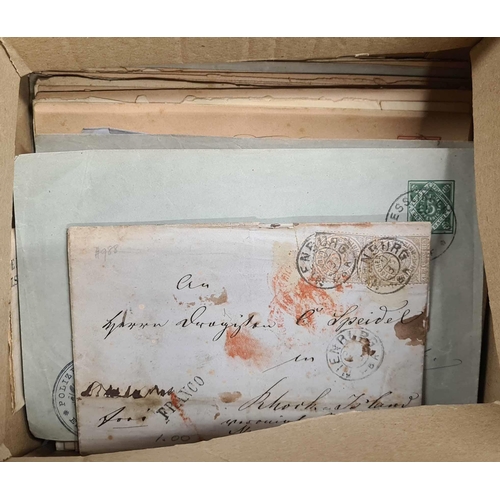 1800s PRE-STAMP TO 1900 POSTAL HISTORY RANGE: Inc. correspondence to a ...