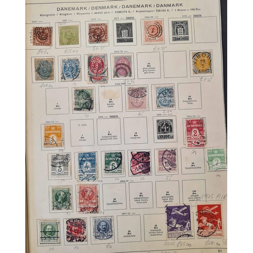 SCADINAVIA 1851 TO 1980's WITH WIDE RANGE OF ISSUES. Eight stockbooks ...