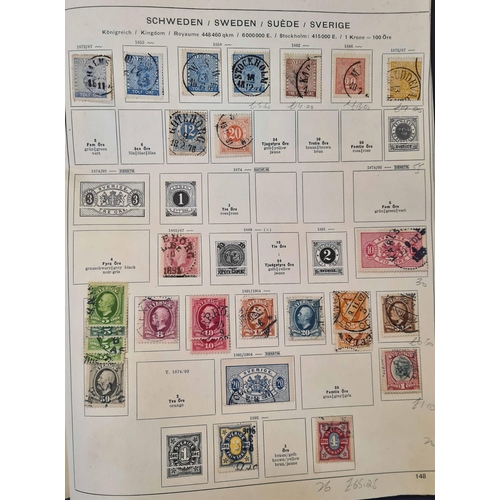 SCADINAVIA 1851 TO 1980's WITH WIDE RANGE OF ISSUES. Eight stockbooks ...