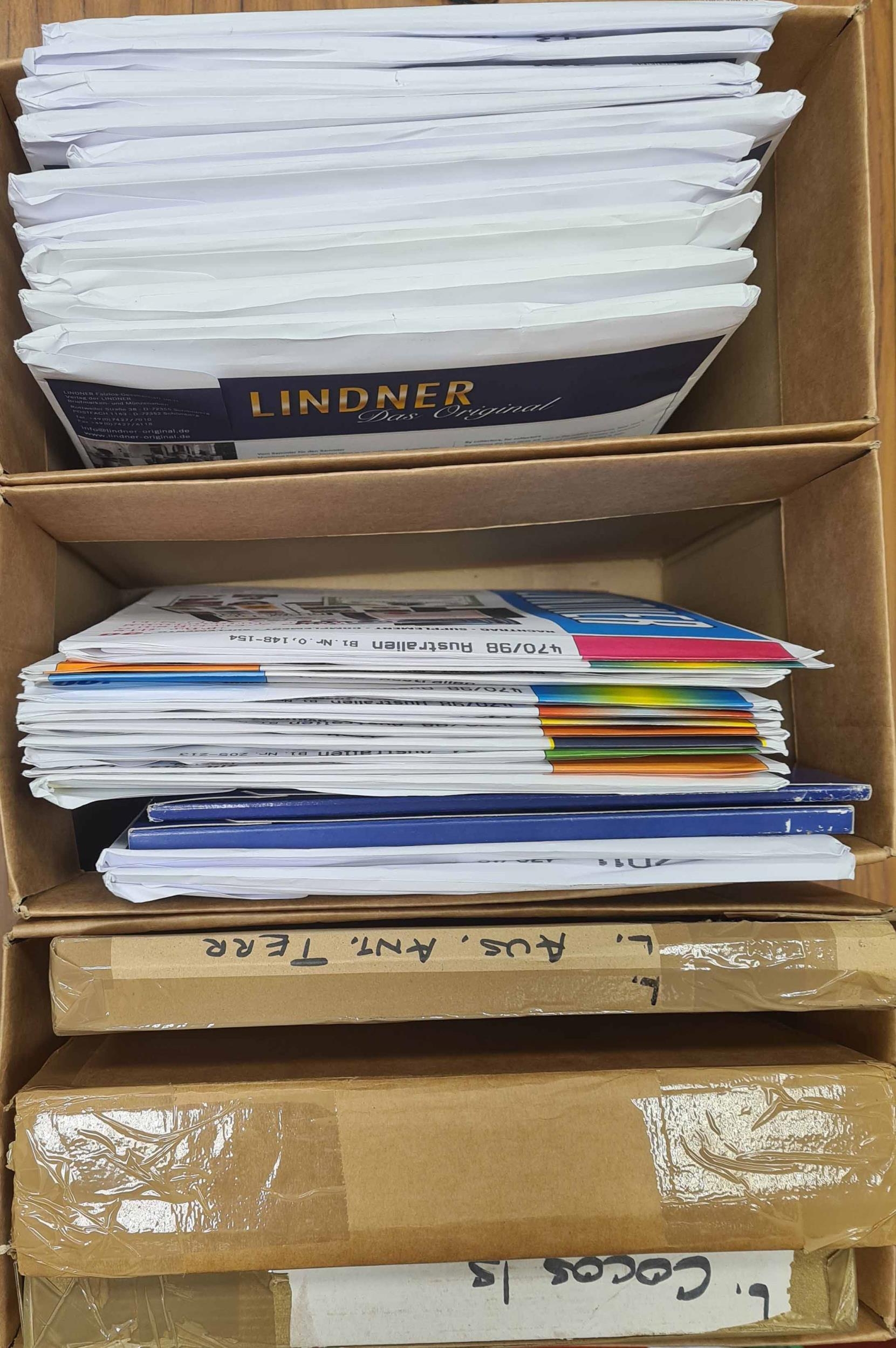 1990s-2021 MINT LINDNER PAGES FOR AUSTRALIA & DEPENDENCIES: Packs of ...