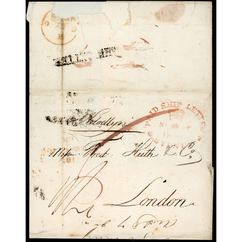INCOMING SHIP LETTERS EX TOBAGO, SINGAPORE, AUSTRALIA ETC: 1831-61 ...