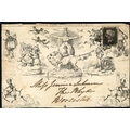 FORES ENVELOPE NUMBER 1: An undated front used to Worcester bearing a ...