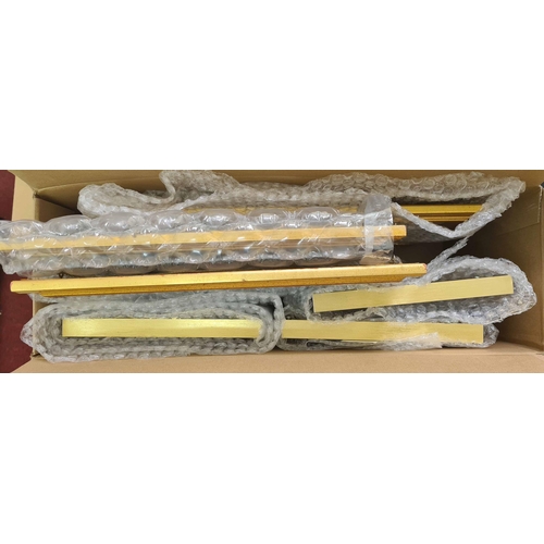 FRAMED SHEETS AND MINIATURE SHEETS; A carton containing framed complete ...