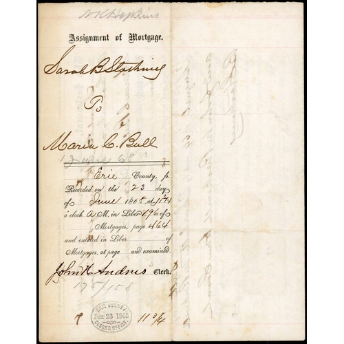 1676 INDENTURE & 1868 ASSIGNMENT: Indenture made in England dated 17 ...