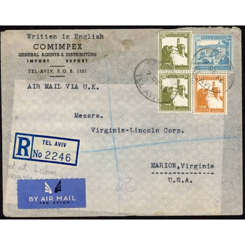 MIDDLE EAST WWII CENSORED/AIRMAIL COVERS TO USA, ETC. - EX PERSIA OR ...