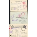 WWII & LATER RED CROSS: A group of covers with Red Cross cachets (one ...