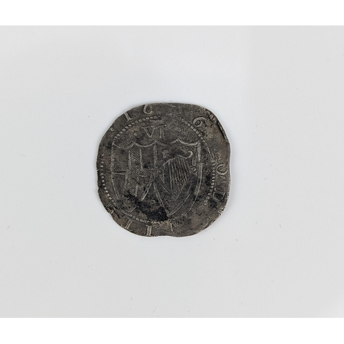Commonwealth of England (1649-1660) Shilling, dated 1656, mm. sun ...