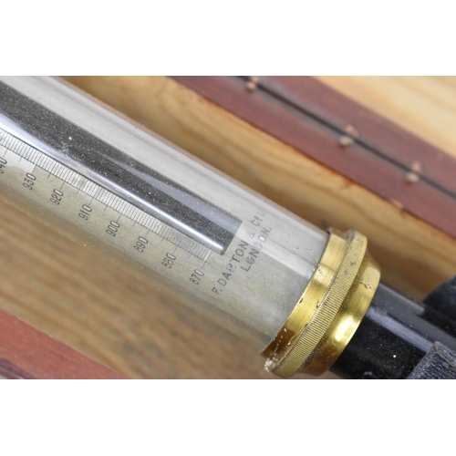 An early 20th century Meteorologists Kew pattern marine barometer by F ...