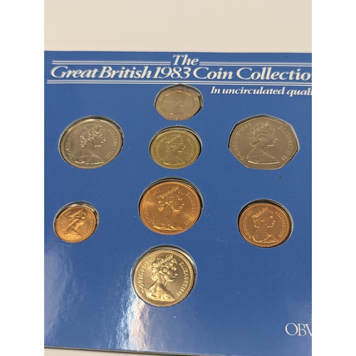 The Great British 1983 coin collection, in uncirculated quantity ...