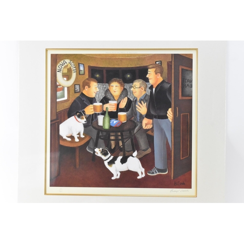 Beryl Cook (1926-2008) 'In the Snug' signed limited edition print, published 2003, numbered 223/650,
