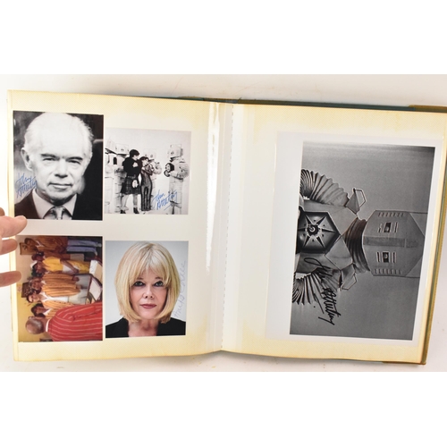 A Doctor Who album of autographs on photos, signed by several cast ...