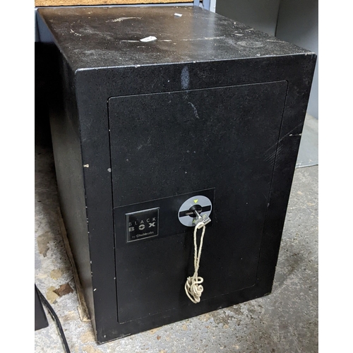 A Black Box Chubb safe, 44.5cm x 32cm Location:G