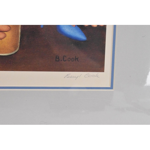 Beryl Cook (1926-2008) 'Dancing On The Bar' signed limited edition print, numbered 138/850, 51cm x 3