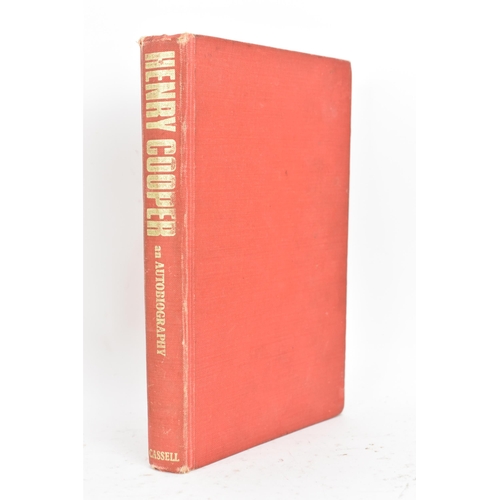 Boxing interest: A Henry Cooper Autobiography book containing various ...