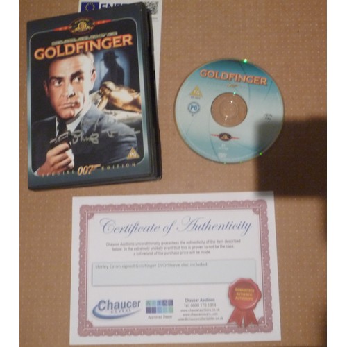 007 James Bond memorabilia with 7 signed photographs and COA includes ...